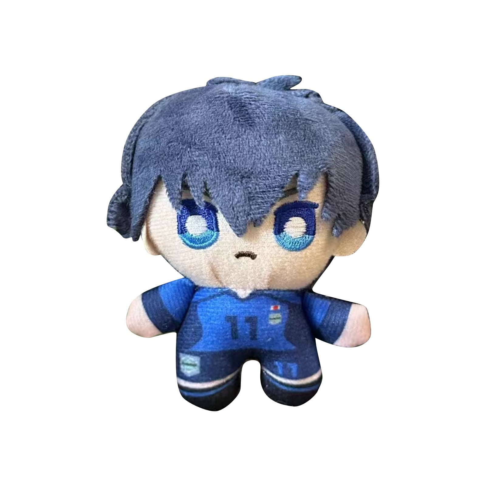 Blue Lock Yoichi Isagi Plush Keychain – 4" Kawaii Chibi Yoichi Isagi ...