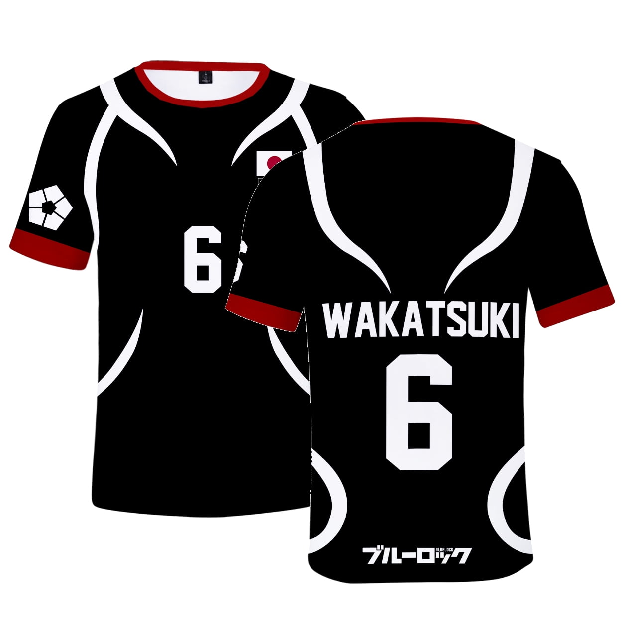 Blue Lock Yoichi Isagi Team Uniform Sports Suit Shorts T-shirt Anime ...