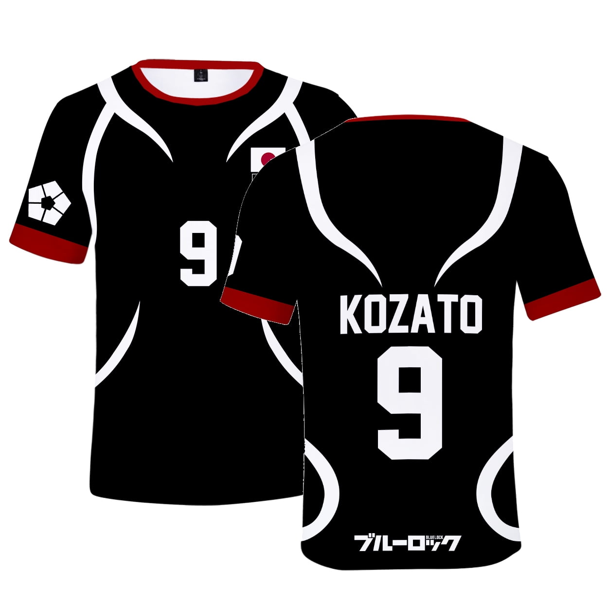 Blue Lock Yoichi Isagi Team Uniform Sports Suit Shorts T-shirt Anime ...