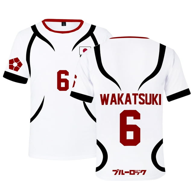 Blue Lock Yoichi Isagi Team Uniform Sports Suit Shorts T-shirt Anime ...