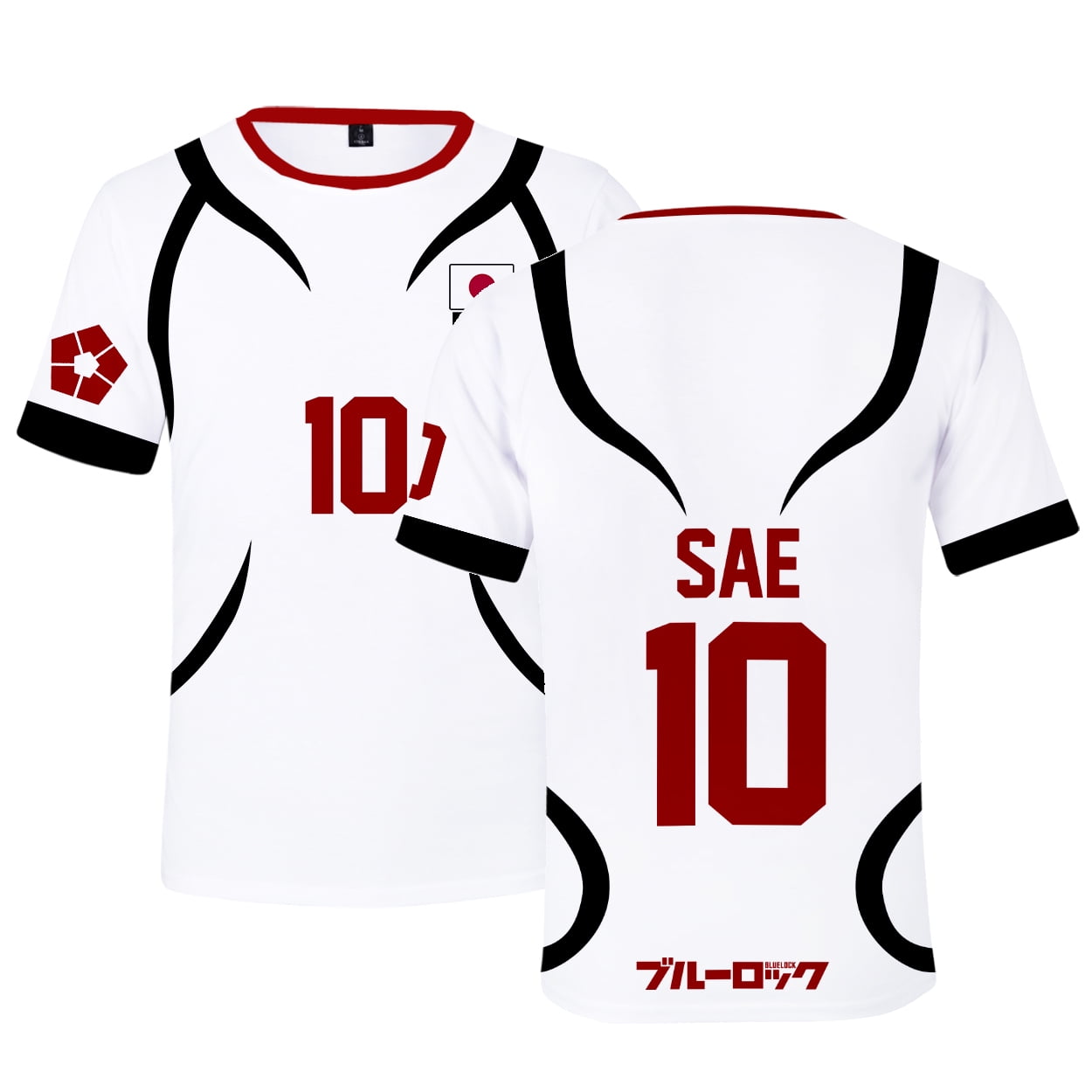 Blue Lock Yoichi Isagi Team Uniform Sports Suit Shorts T-shirt Anime ...