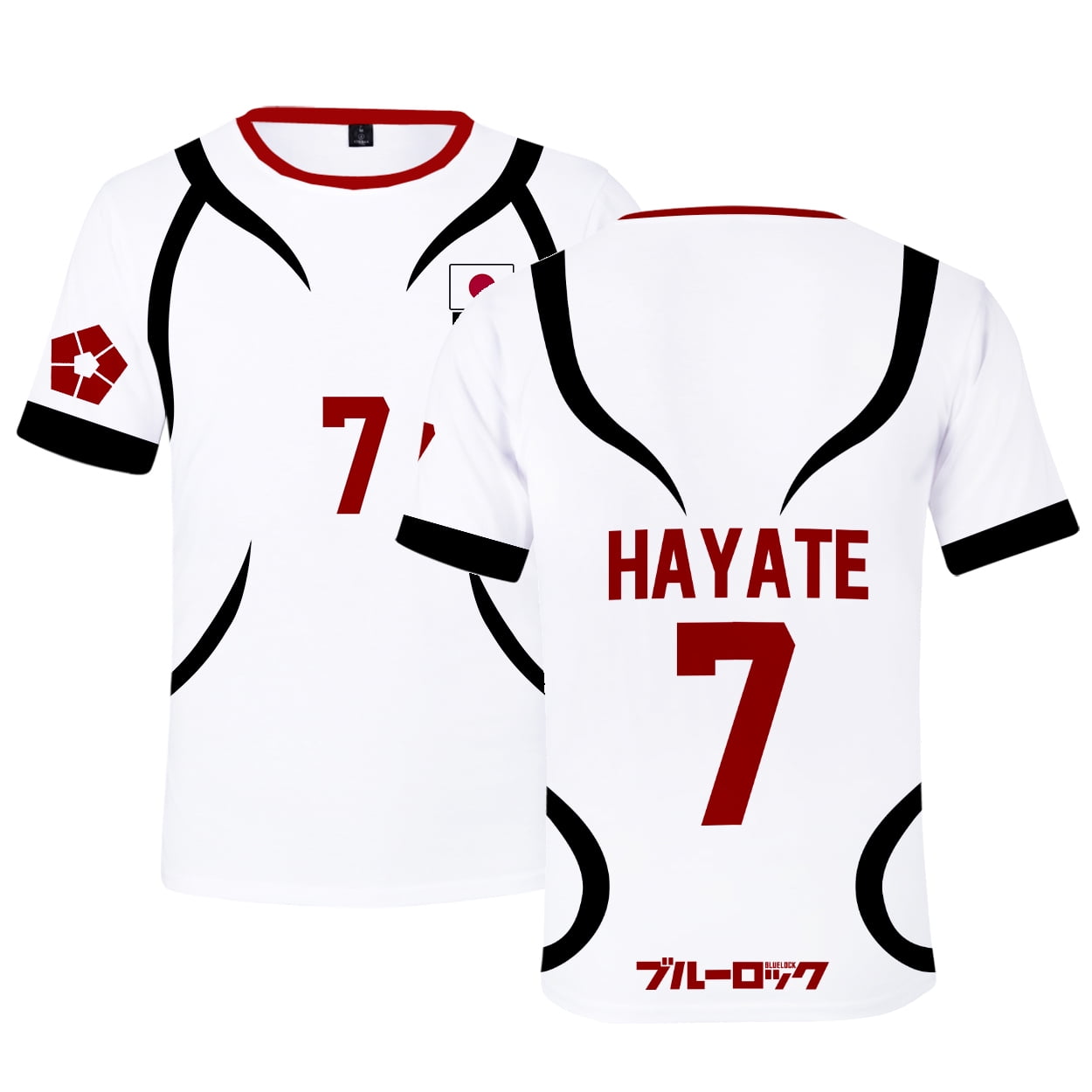 Blue Lock Yoichi Isagi Team Uniform Sports Suit Shorts T-shirt Anime ...