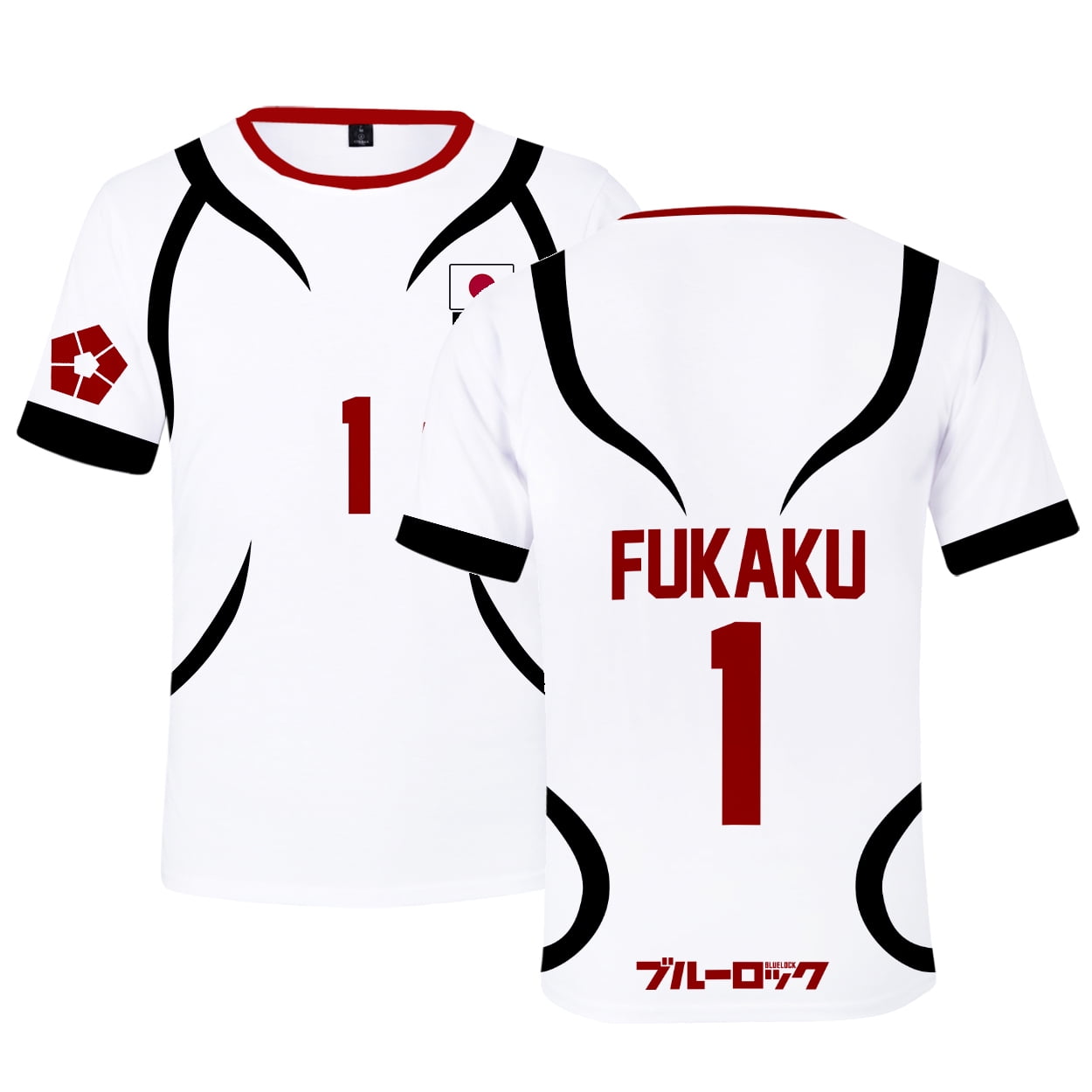 Blue Lock Yoichi Isagi Team Uniform Sports Suit Shorts T-shirt Anime ...