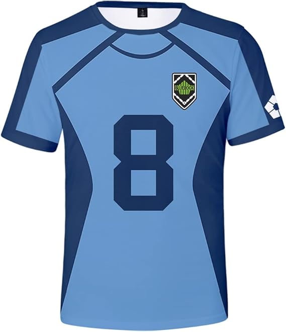 Blue Lock - playera unisex de manga corta con cuello redondo para mujer ...