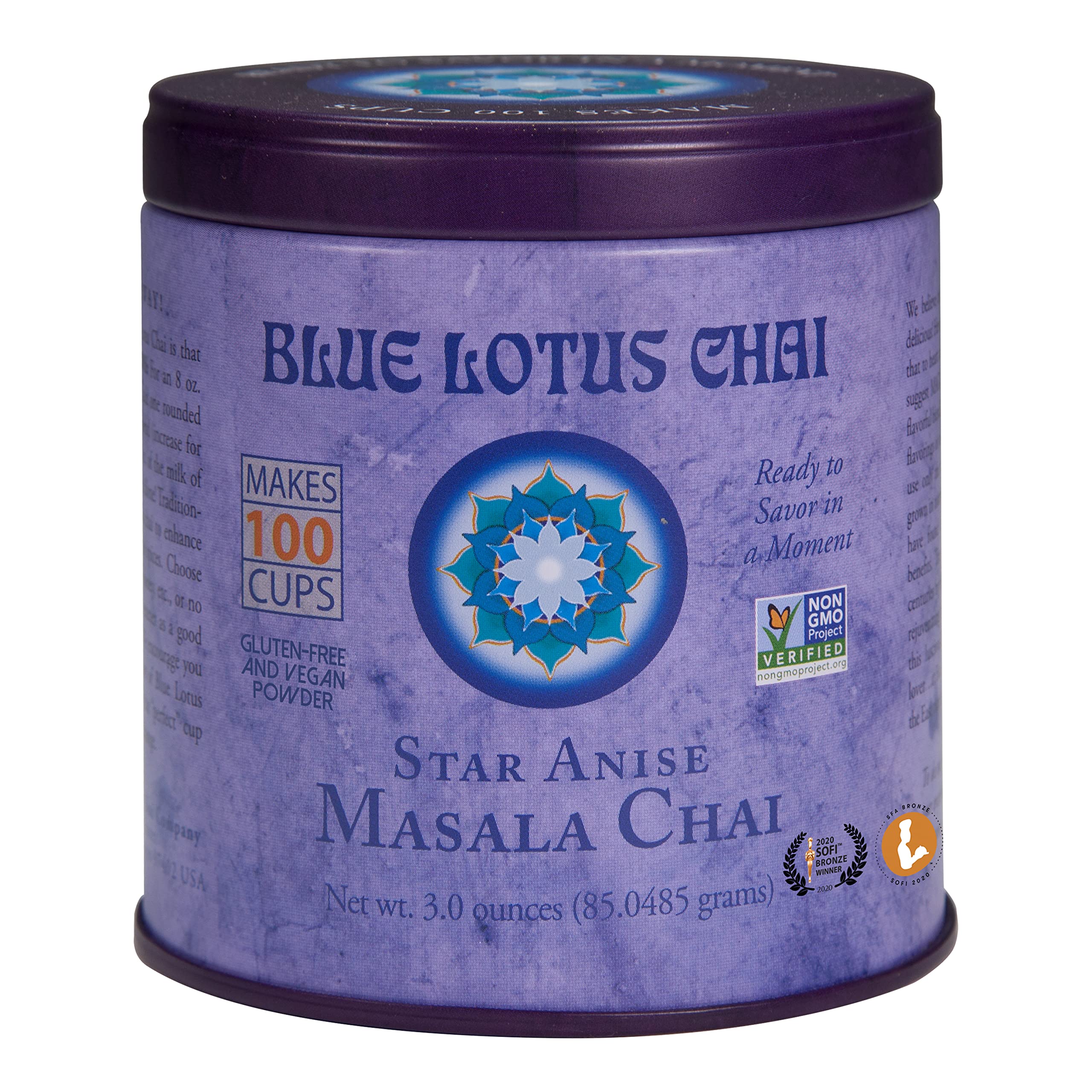 Blue Lotus Chai Masala With Star Anise 3 Oz - Pack Of 6 - Walmart.com