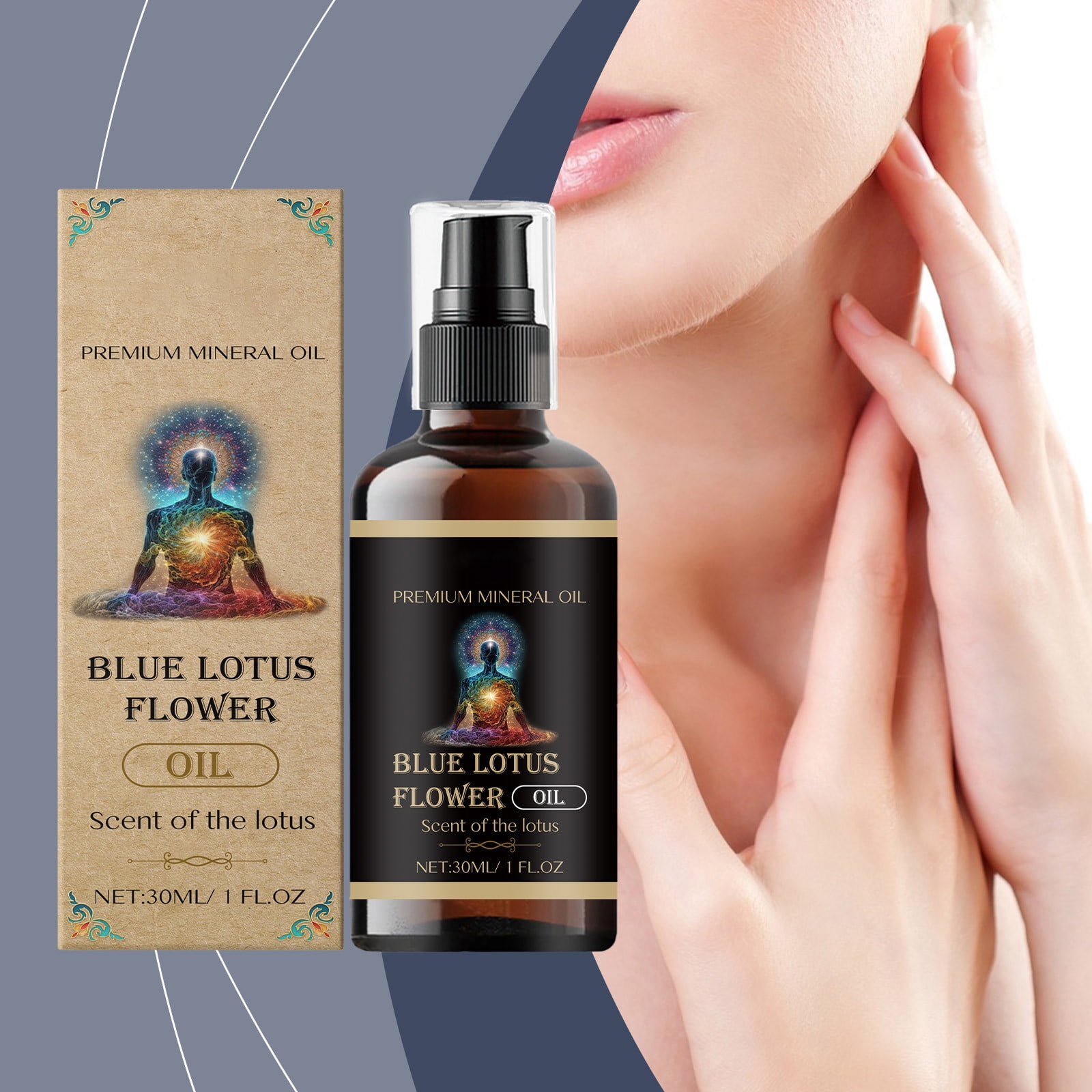 Blue Lotus Essential Oil - Nourishmen Bluelotus Flower Oil Moisturizing ...