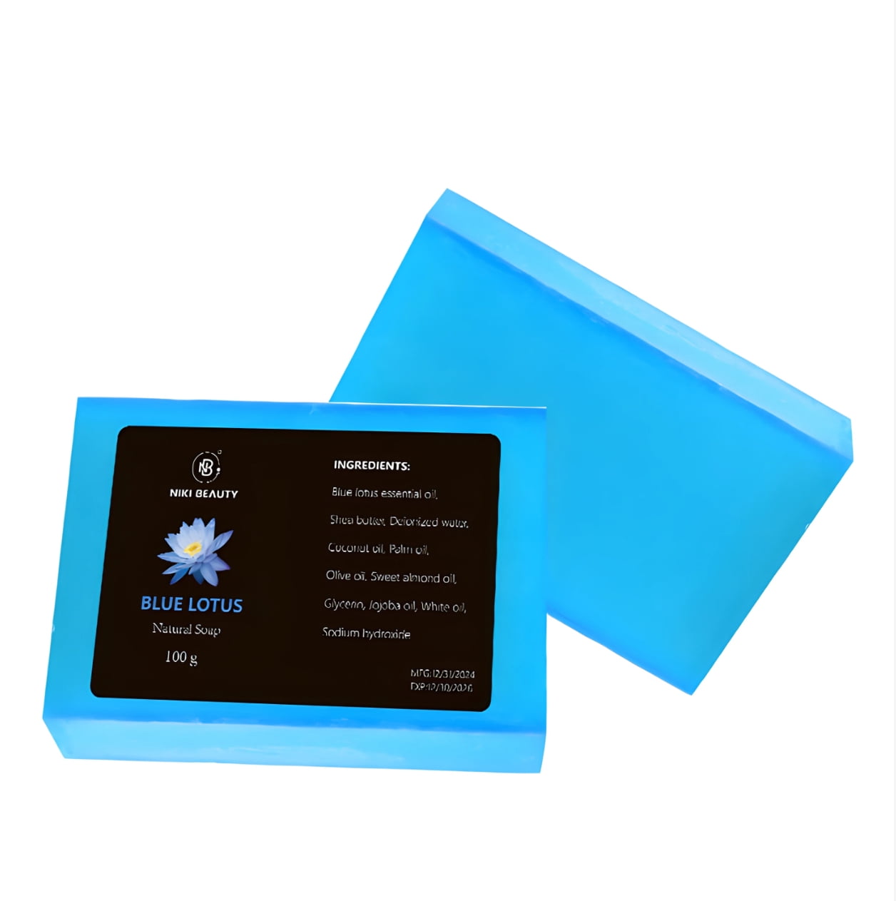 Blue Lotus Essential Oil Soap – Luxurious, 100% Pure & Top Grade, 3.5 ...