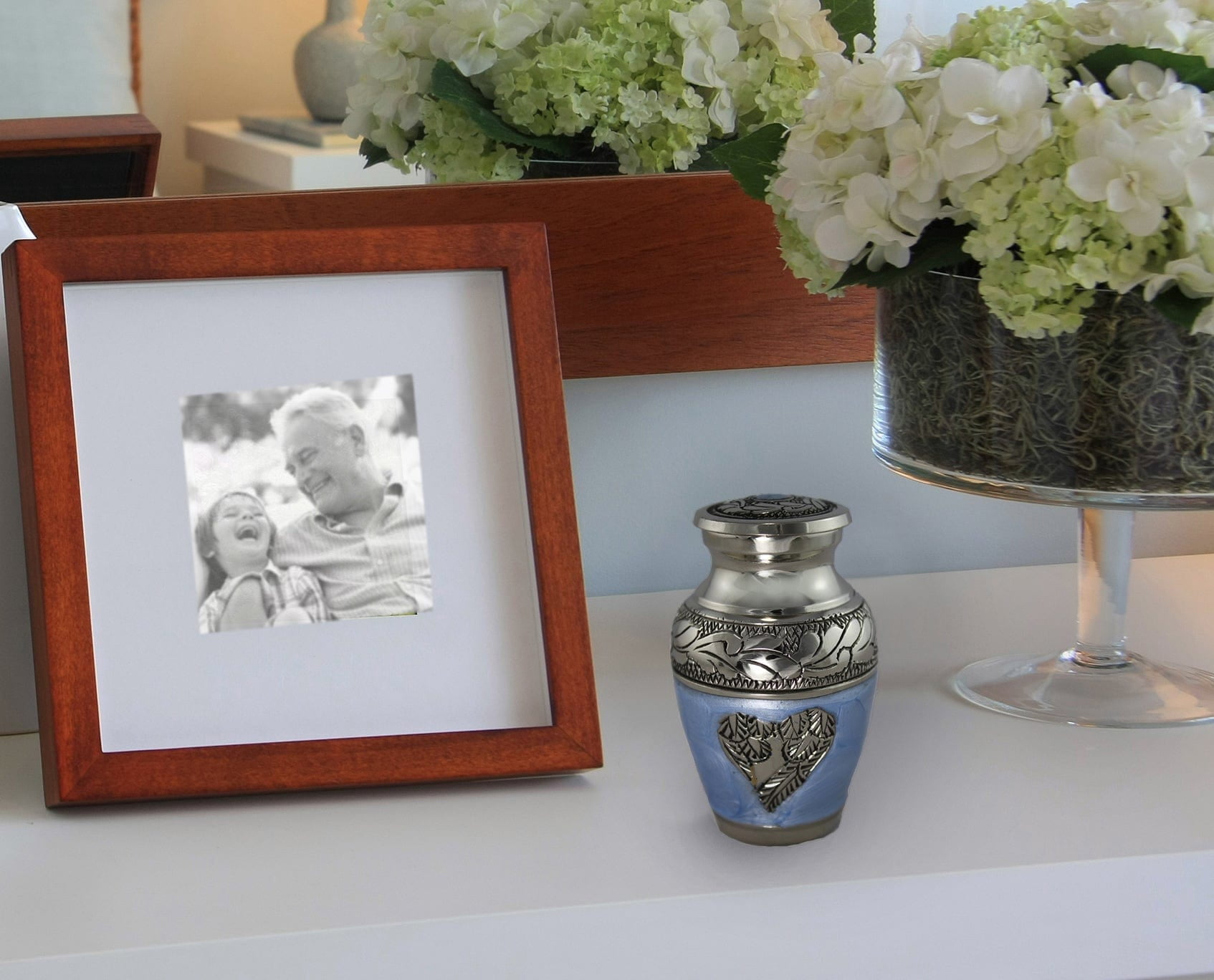 Blue Loving Angel Urns for Cremation Ashes Large Urn XL or Small ...