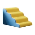 Blue M Dog Ramp For Bed Couch Sofa Non-Slide Pet Stairs For Small ...