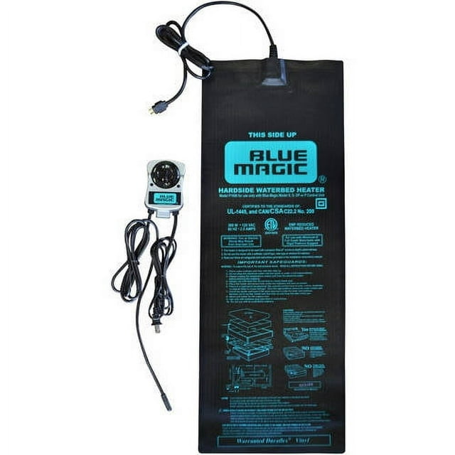 Blue Magic 300W Hardside Waterbed Heater, Solid State Thermostat with ...