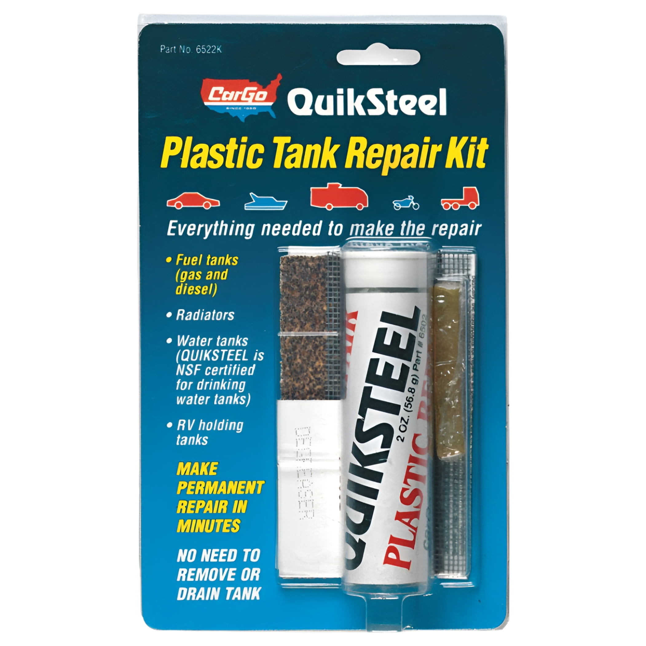 Blue Magic White Tank Repair Kit, Heavy Duty 2 Oz, 500 F Temp Range, 1 ...