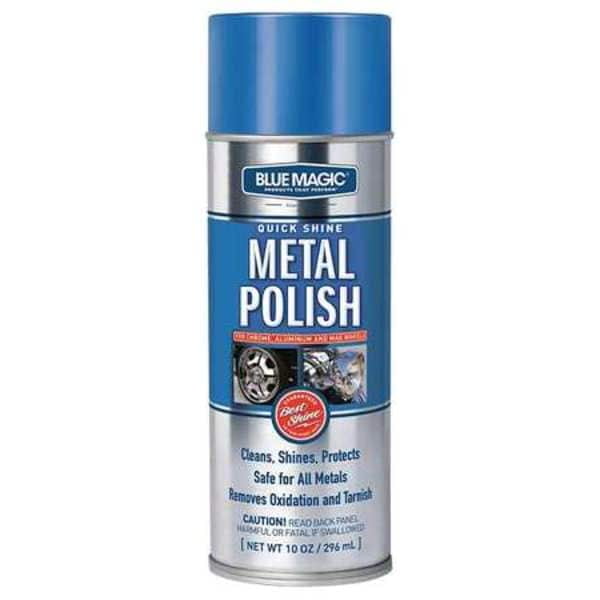 Blue Magic Quick Shine Metal Polish for Alloy & Chrome Wheels, Aerosol ...