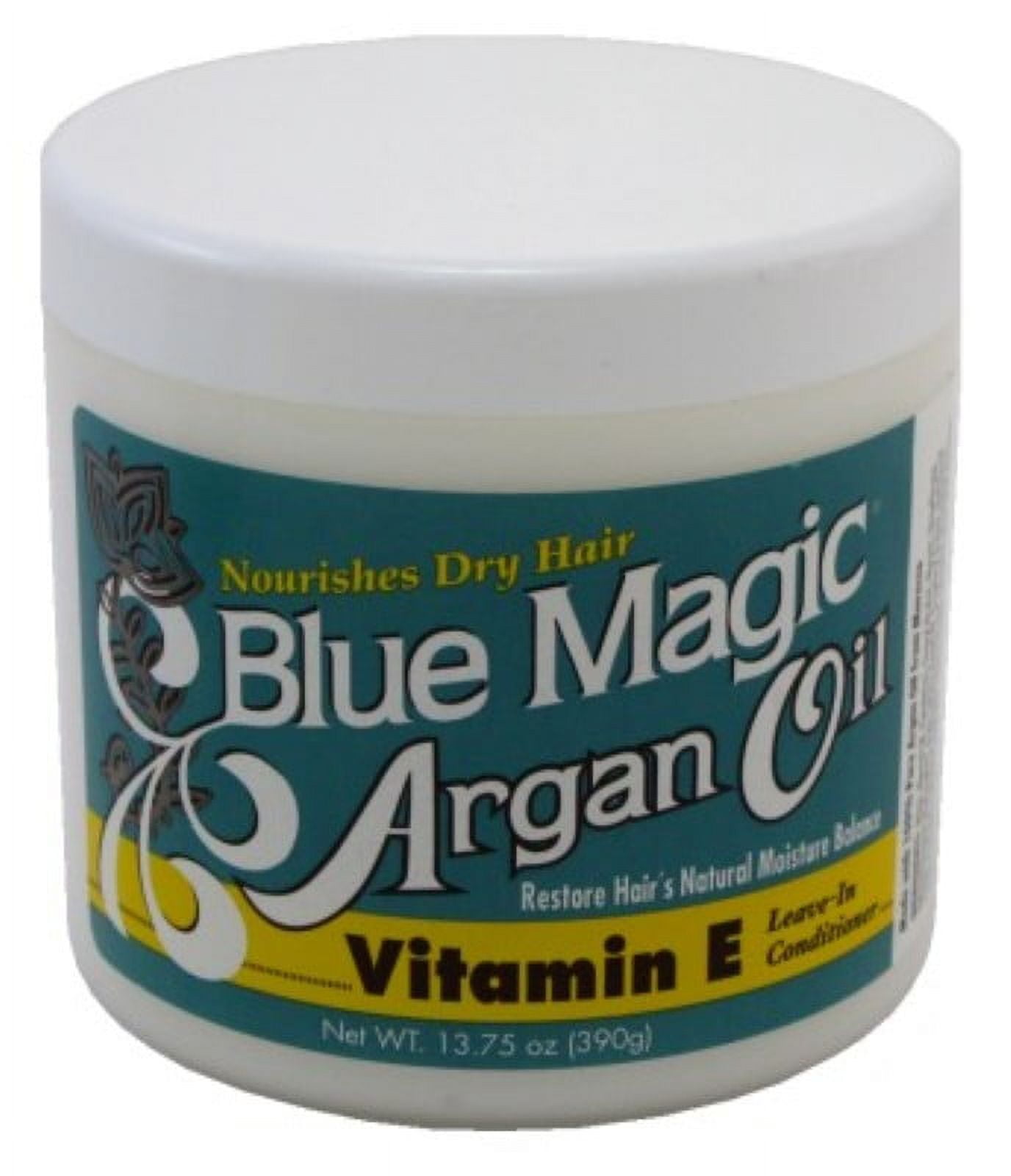 Blue Magic Argan Oil&Vitamin-E Leave-In Conditioner 13.75oz (Pack of 3 ...