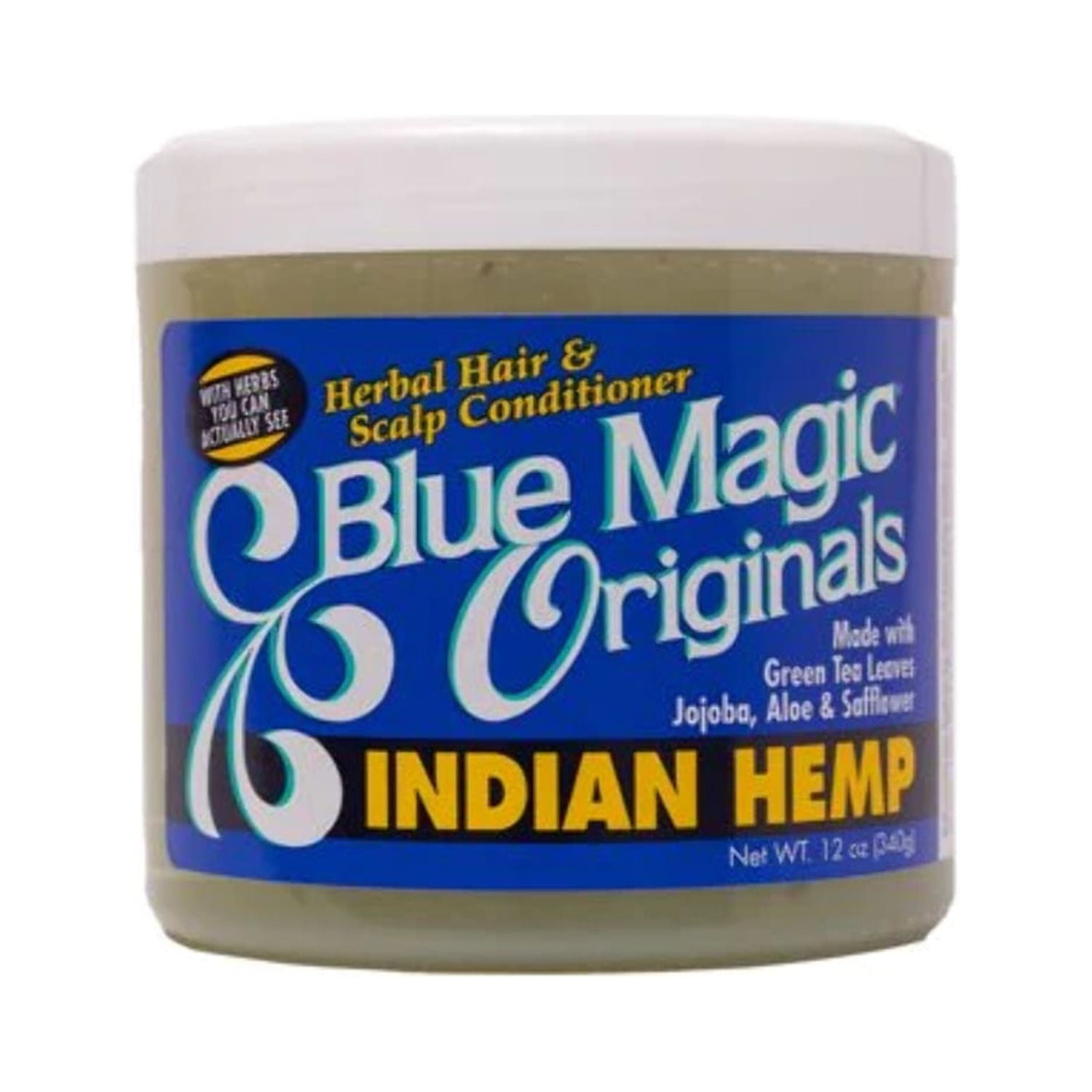 Blue Magic Originals Indian Hemp Herbal Hair & Scalp Conditioner, 12 oz ...