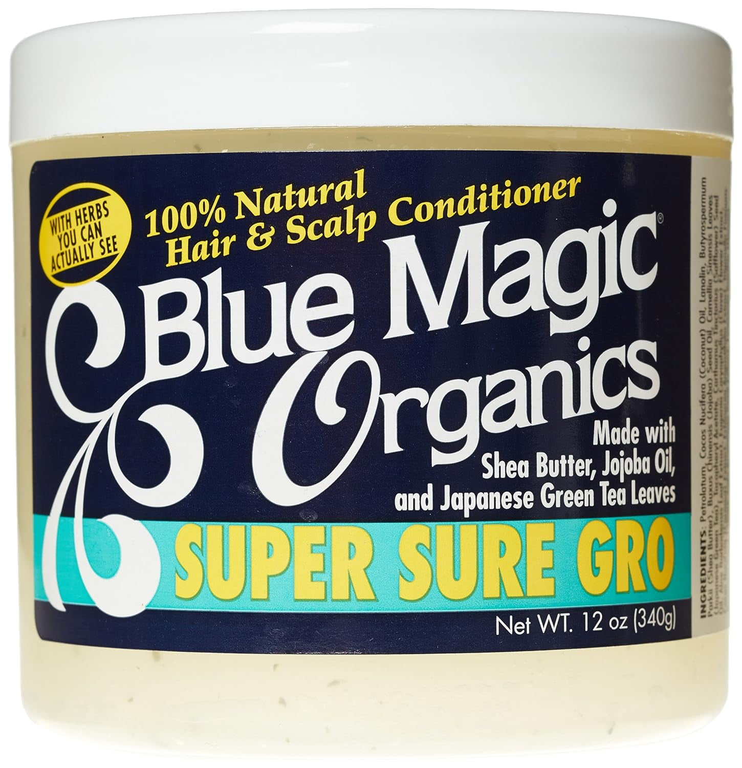 Blue Magic Originals Super Sure Gro For 100% Natural Styles Hair And ...