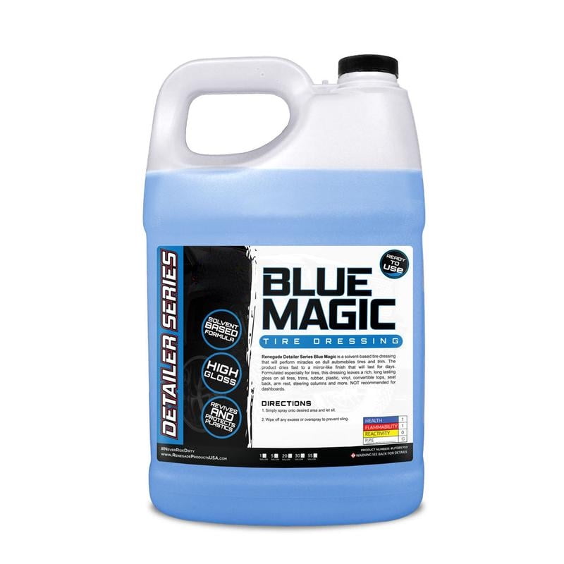 Blue Magic Tire Dressing 16oz – High-Gloss Solvent-Based Shine for ...
