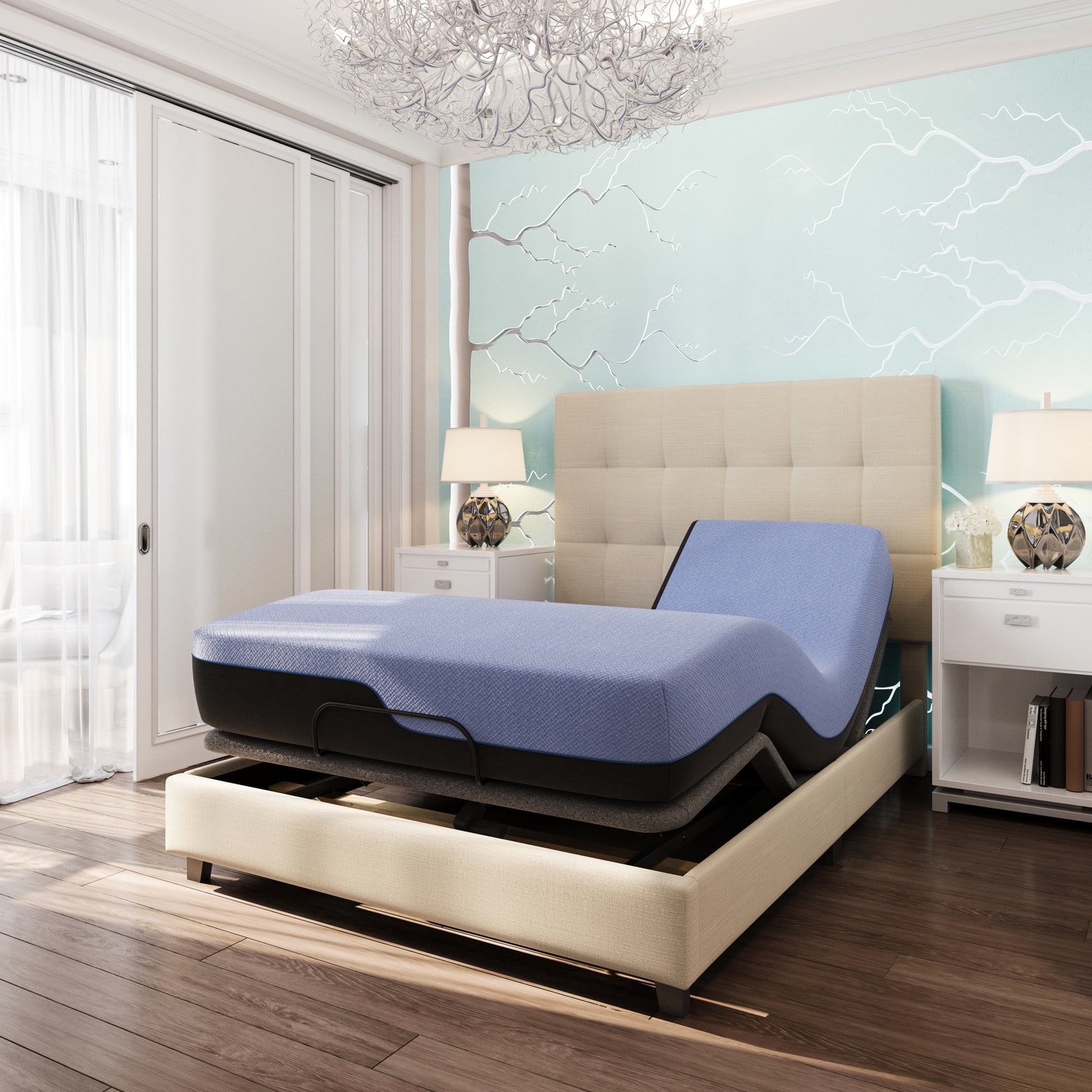 Blue Main Color, Memory Foam Filler | Aesthetic and Comfortable ...