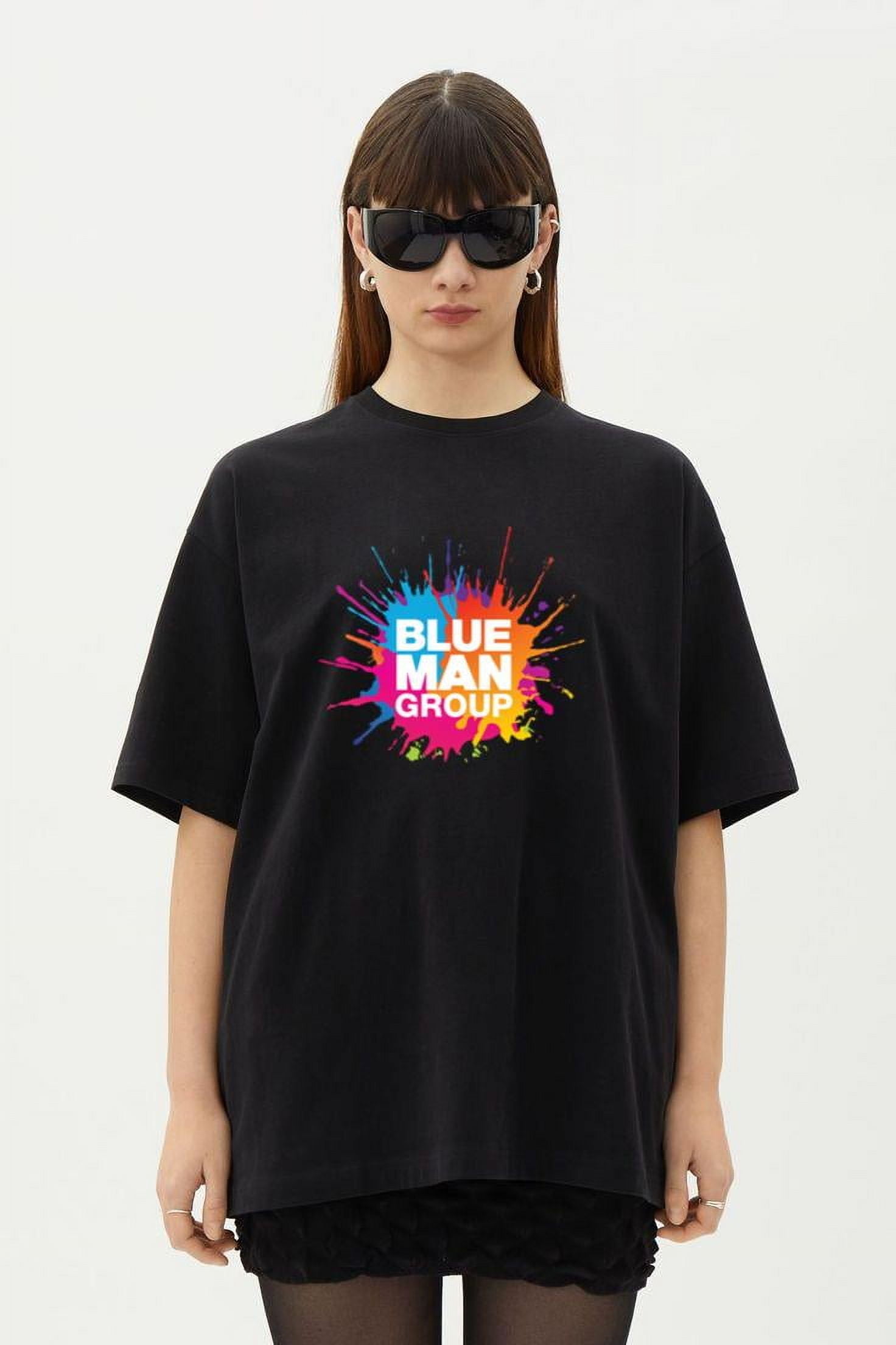 Blue Man Group Logo Colorful Active T-shirt Performance Art, for men & women - Walmart.com