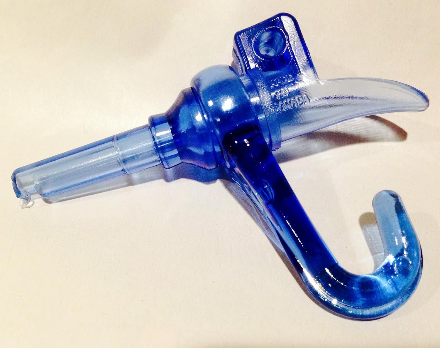 Blue Maple Syrup Tap/Spile for use with sap buckets. Includes hook for ...