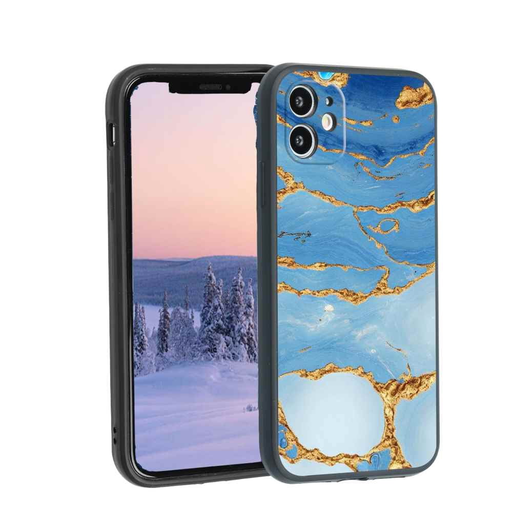 Blue-Marble-14 phone case for iPhone 12 for Women Men Gifts,Soft ...
