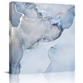 Blue Marble Abstract Clouds Water Ripple Canvas Artwork Painting Art ...