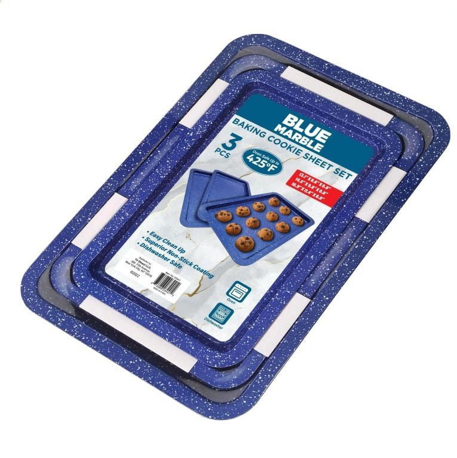 Blue Marble Baking Cookie Sheet Set - Walmart Business Supplies