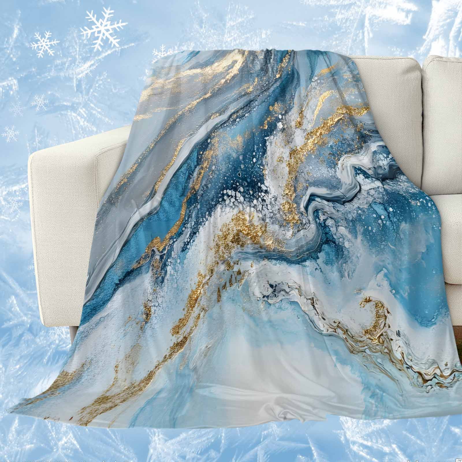Blue Marble Cooling Blanket, Lightweight Breathable Summer Throw ...