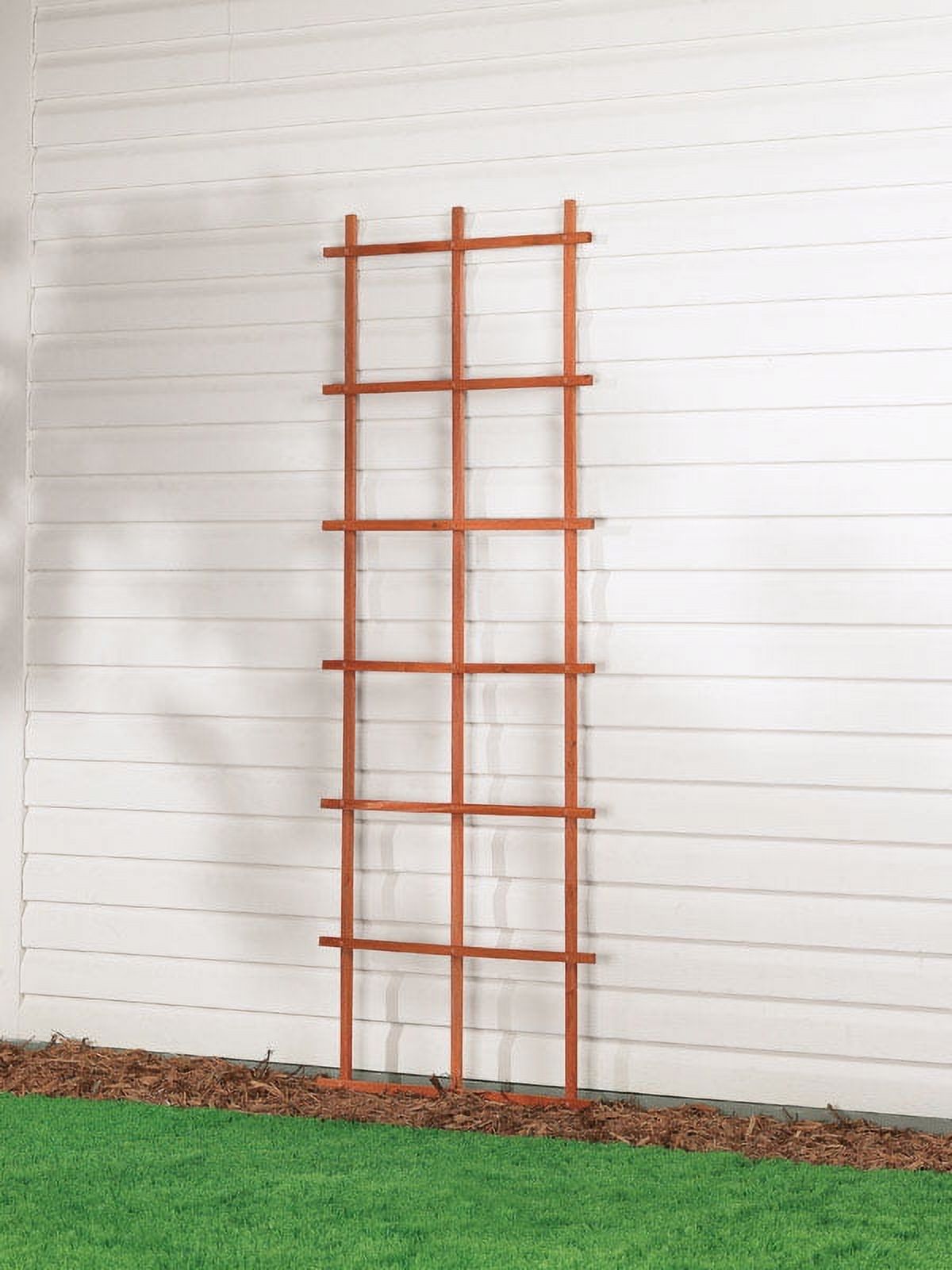 Blue Marble Designs Ladder Trellis 6 ' Wood - Walmart Business Supplies