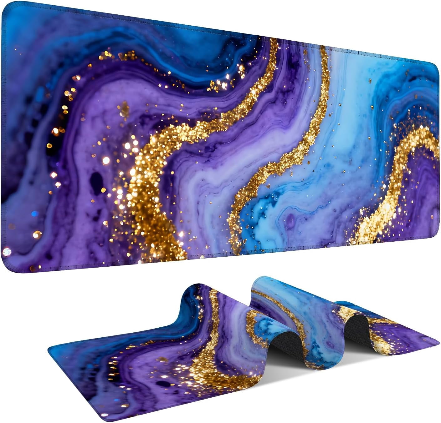 Blue Marble Extended Gaming Mouse Pad 31.5x11.8inches Large Desk Mat ...