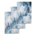 Blue Marble Kitchen Dish Towels for Drying Dishes Set of 3, Modern ...