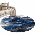 Blue Marble Large Area Rugs for Bedroom Living Room, Soft Non Slip ...