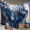 Blue Marble Large Tapestry for Bedroom Wall Hanging Tapestry, Modern ...