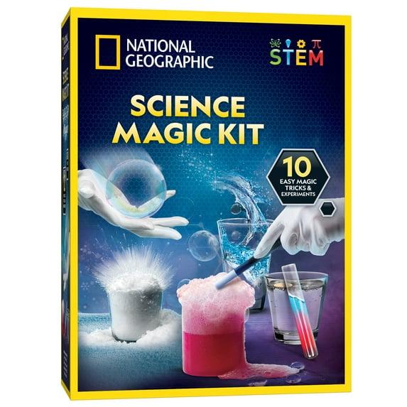 Blue Marble National Geographic Magic Chemistry Set – Science Kit for ...
