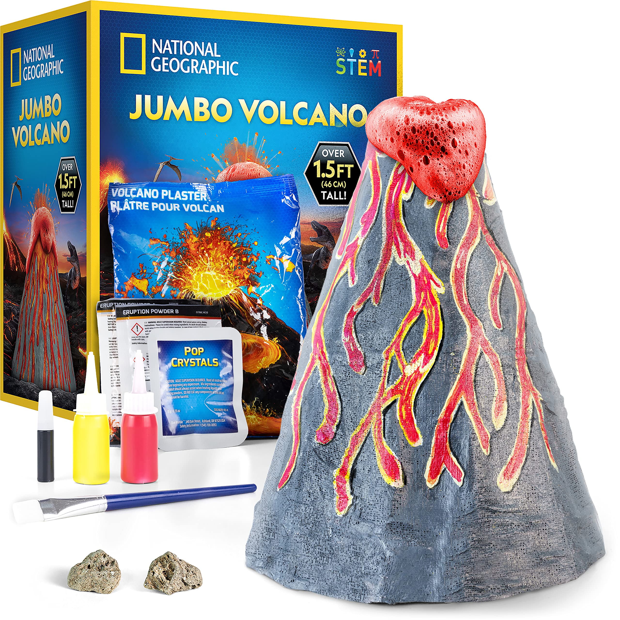 Blue Marble National Geographic TMA2 Jumbo Volcano Science Kit - 18 ...