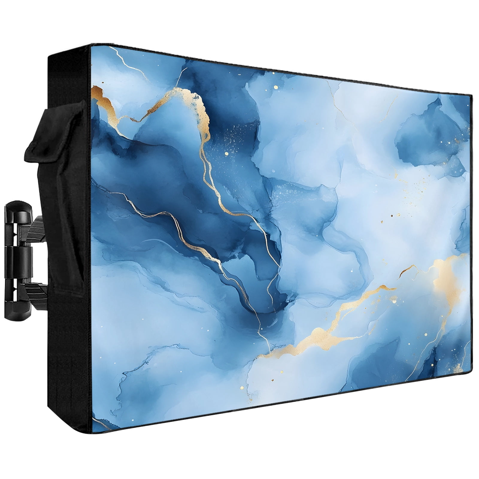 Blue Marble Outdoor TV Cover 40 to 43 inch Abstract Modern Art Blue ...