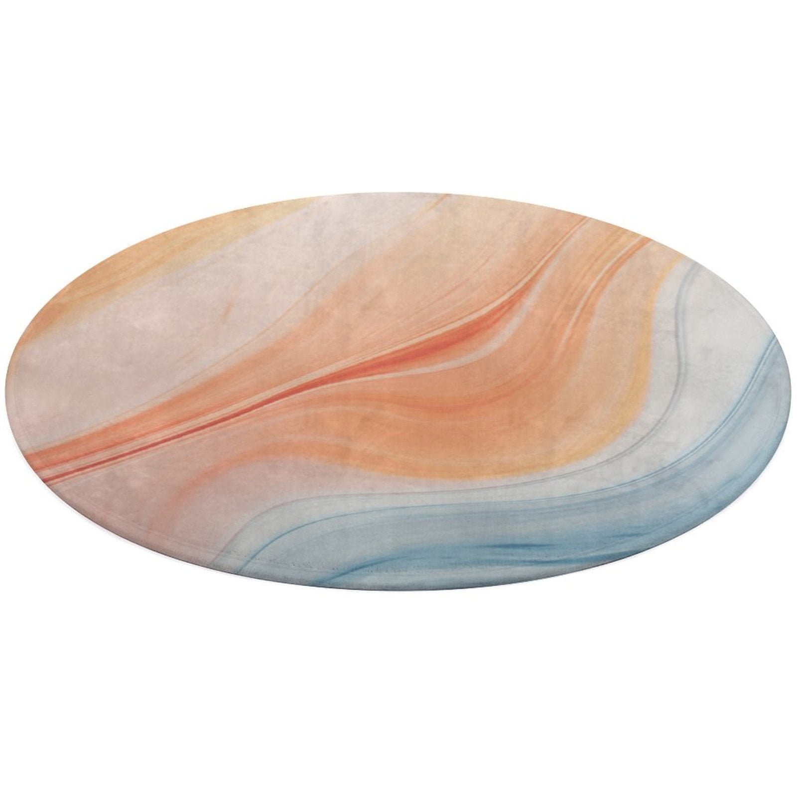 Blue Marble Round Carpet Living Room Carpet Modern And Stylish Living ...