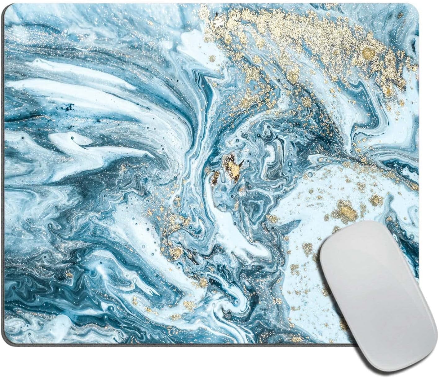 Blue Marble Texture Mouse Pad NonSlip Rubber Base Gaming Pads Ideal for ...