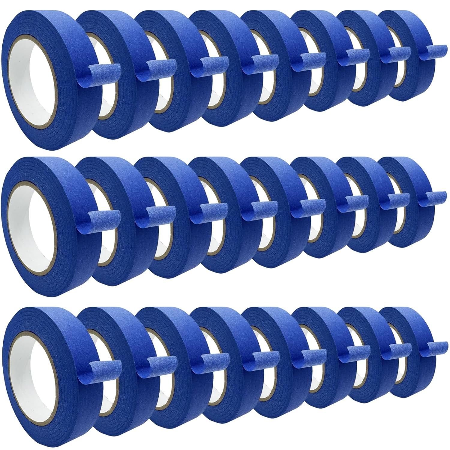 Blue Masking Tape, Painters Tape, Painting Tape (1442.4yd=0.94IN*60.1yd ...