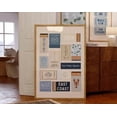 Blue Matchbook Coastal Collage Wall Art Poster, Poster Home Decor ...