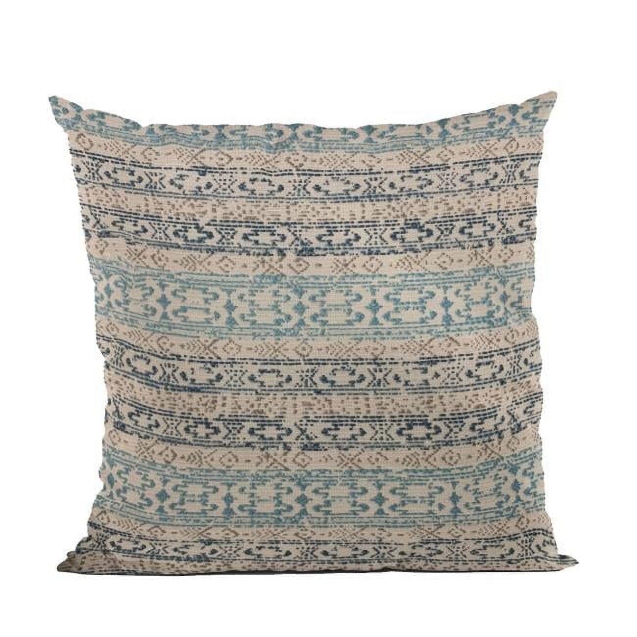 Blue Mayan Stripe Luxury Throw Pillow - 20 x 20 in. - Walmart.com