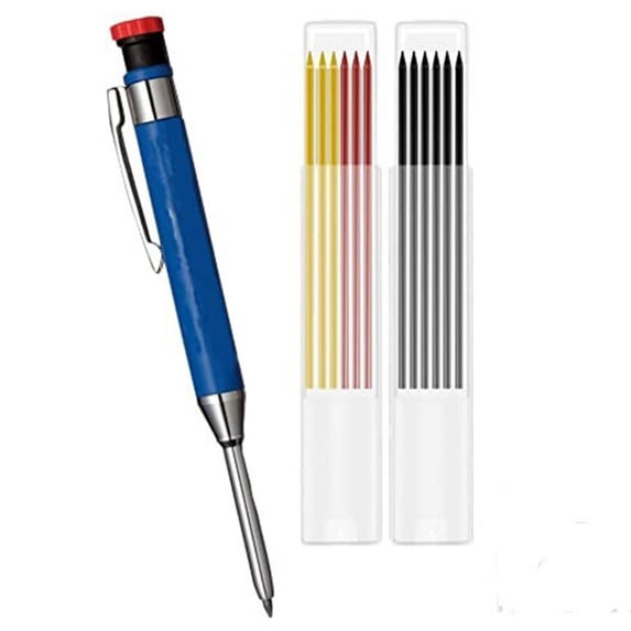 Blue Mechanical Woodworking Pencil Set – Fenull Metal Structure Drawing ...