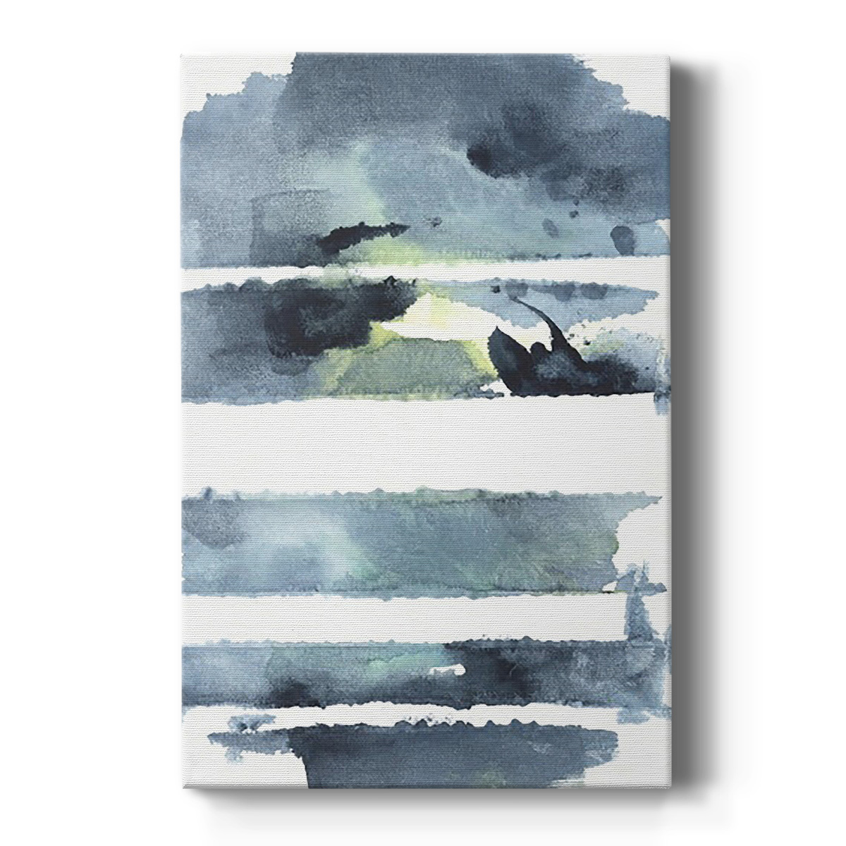 Courtside Market Blue Silently Bloom I Gallery-Wrapped Canvas Wall Art ...