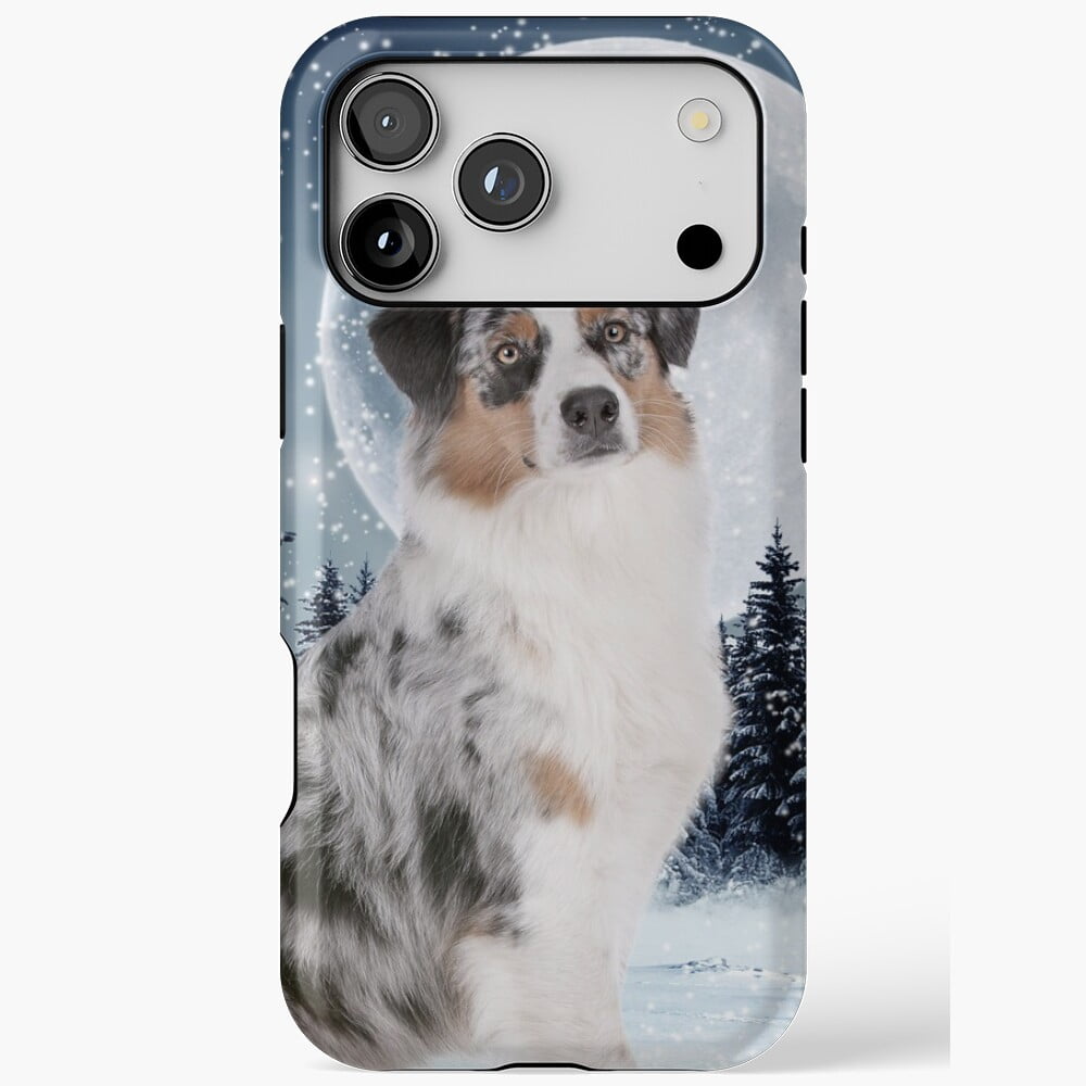 Blue Merle Australian Shepherd iPhone Case 17 16 15 14 13 12 11 Pro Max ...