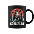 Blue Merle Corgi Corgizilla Distressed Animals Lover Coffee Mugs ...