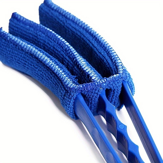 Blue Microfiber Duster Kit – Reusable Cleaning Brush with ...