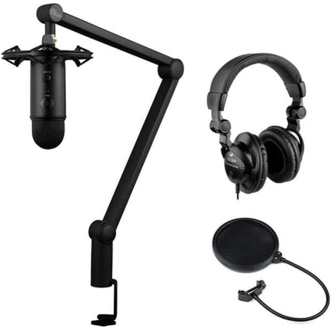 Blue Microphones Yeticaster Plus Pack Bundle USB Microphone - Walmart.com