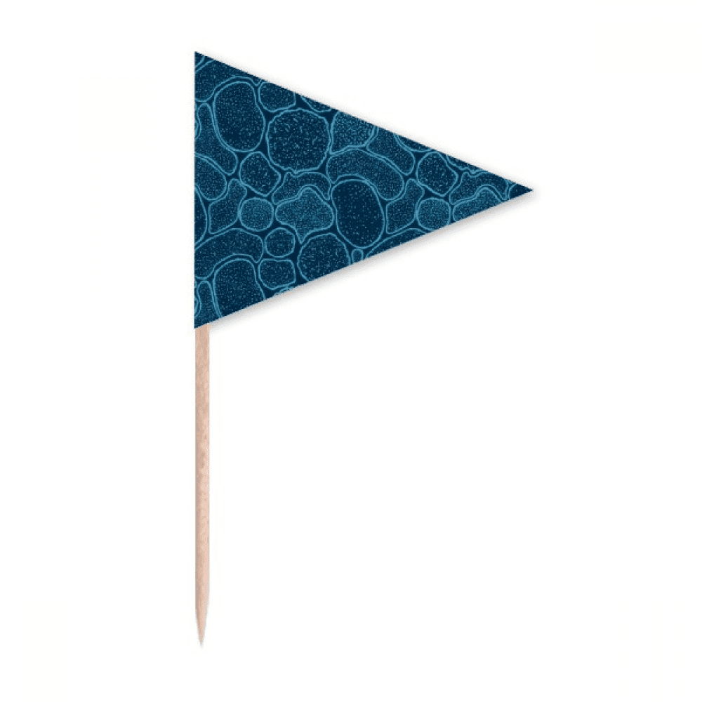 Blue Microscope Cells Structure Illustration Toothpick Triangle Cupcake ...