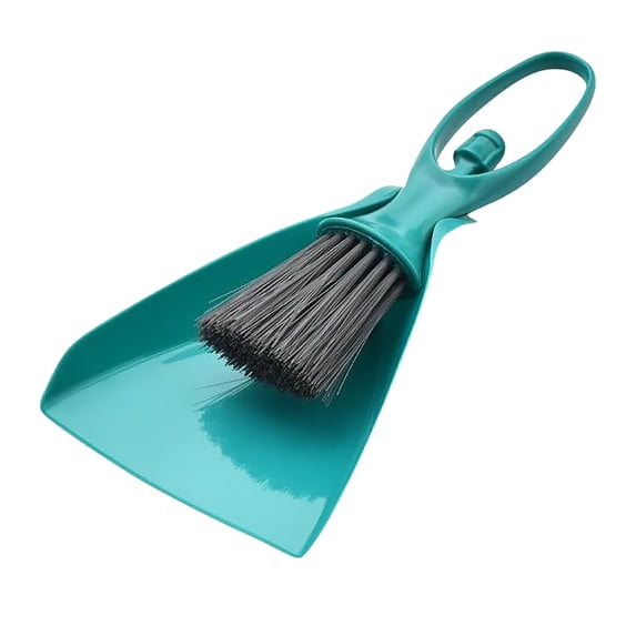 Blue Mini Dustpan Brush Set, Small Desktop Cleaning Sweeper, 1 Count 7. ...