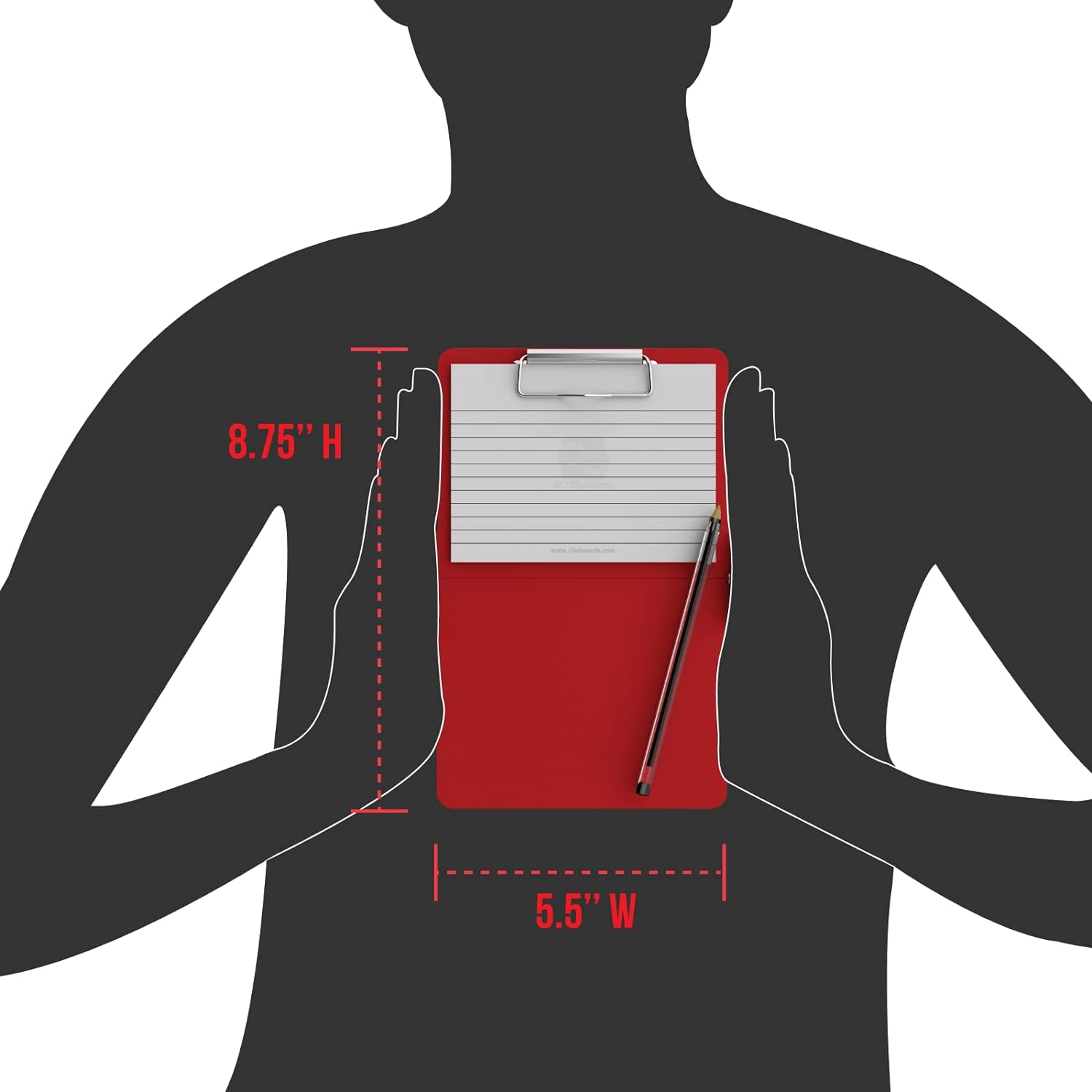 Blue Mini ISO Clipboard - Walmart.com