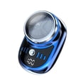 Blue Mini Shaver For Men Portable Rechargeable Pocket Size Washable Wet ...